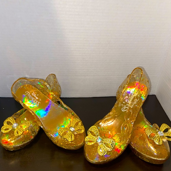 Disney | Shoes | Disneys Princess Belle Light Up Glitter Heel Shoes ...